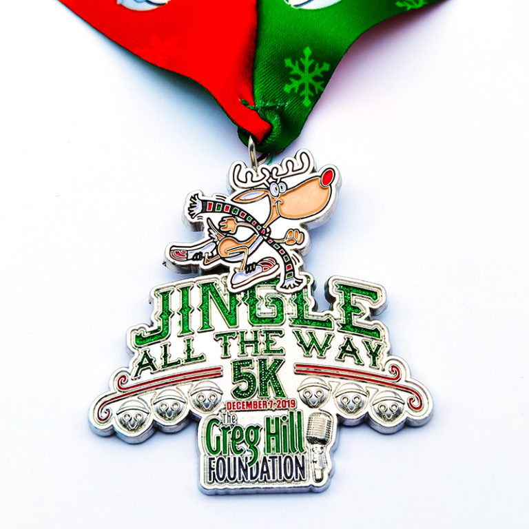 Christmas Race Medals | Custom Unique Festive Awards